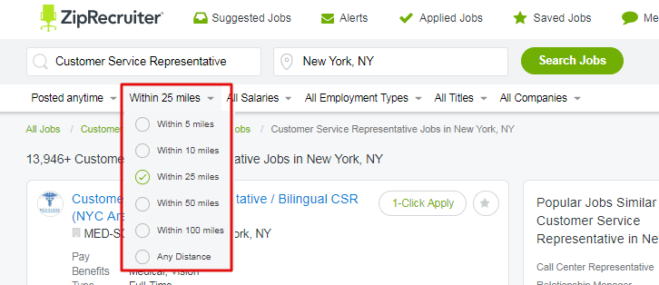 How To Use Filters in Your Job Searches