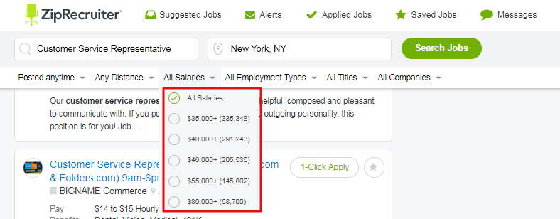 How To Use Filters in Your Job Searches
