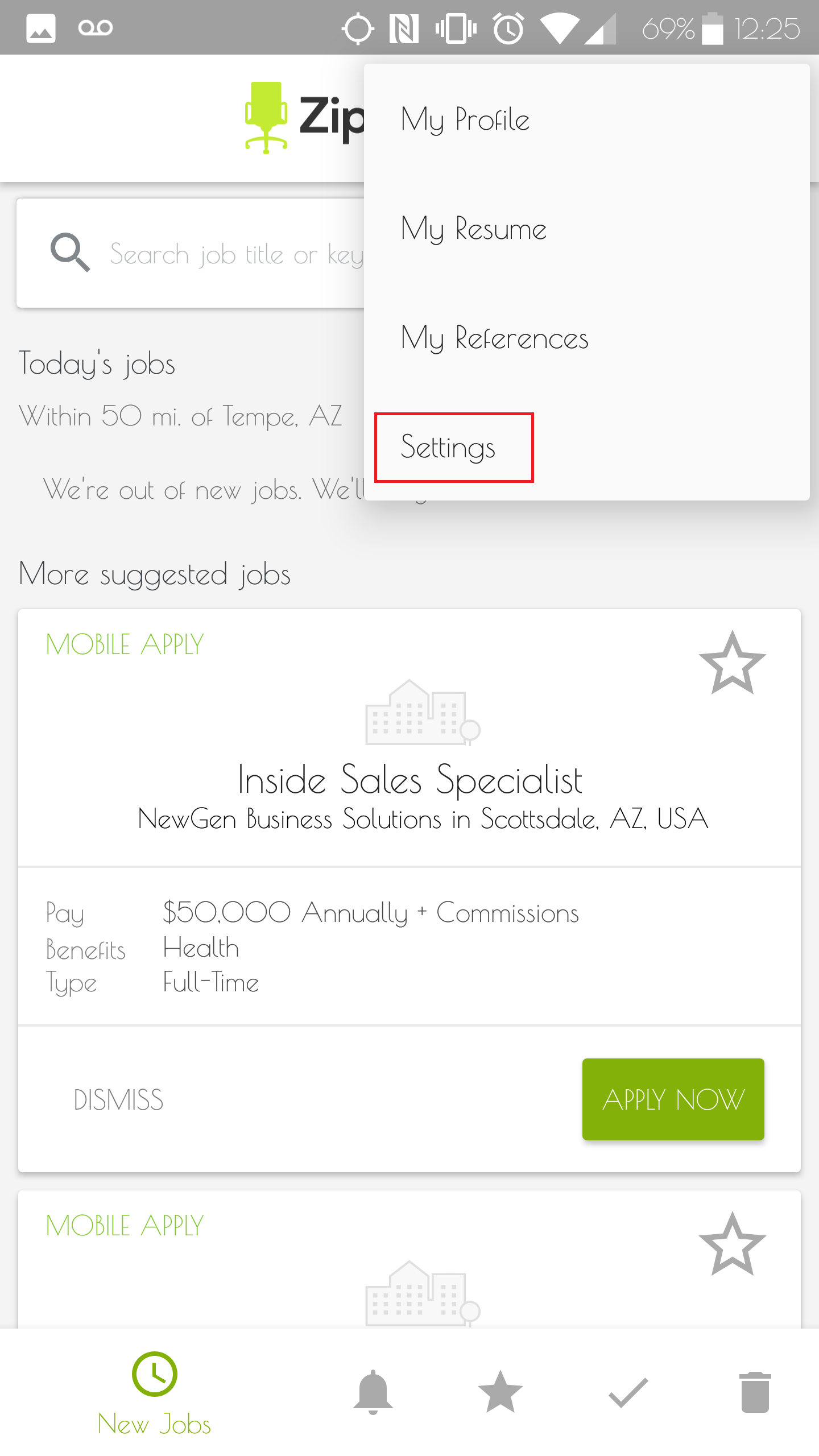 How to sign out of the Mobile App (Android)