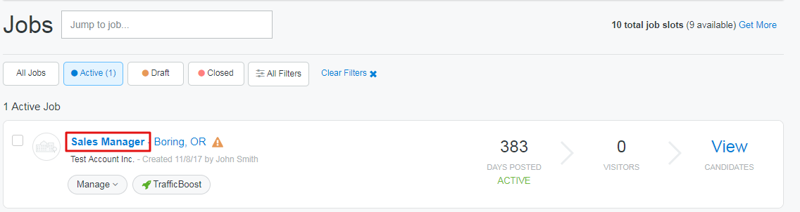 How to Edit Your Job Ad