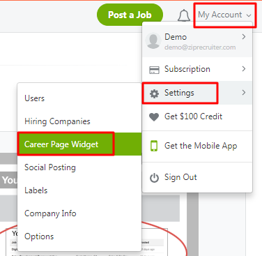 How to Generate Your Embeddable Career Page Widget